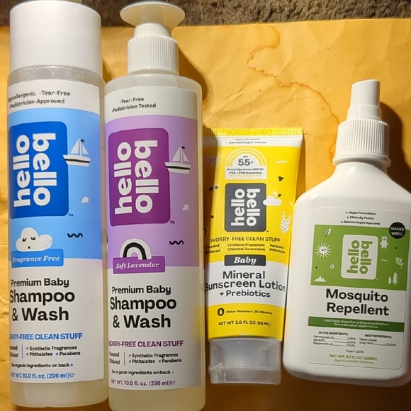 Bath, Skin & Hair | Hello Bello 2 Shampoowash Sunscreen Mosquito ...